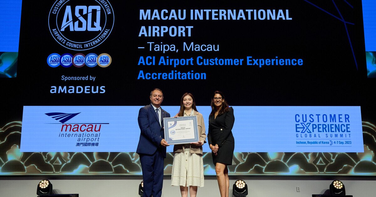 Macau International Airport Successfully Renewed the ACI Airport ...