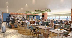 New Food Court to Open on 3F Restaurant Floor at Kobe Airport