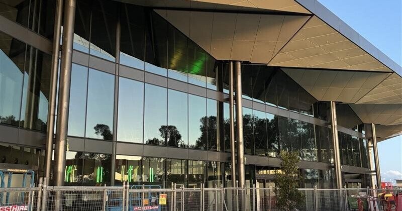 Aerobridge installation marks final stretch to international status