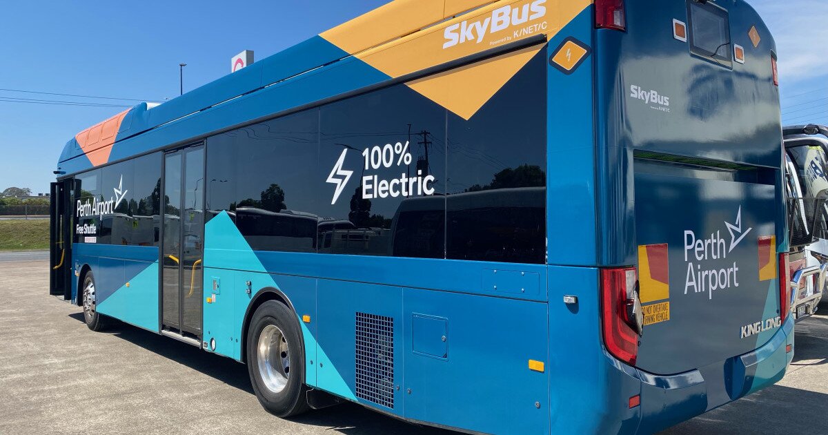 Perth Airport partners with SkyBus for bus shuttle services