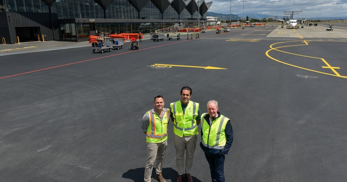 Multimillion-dollar apron upgrade at Nelson Airport complete